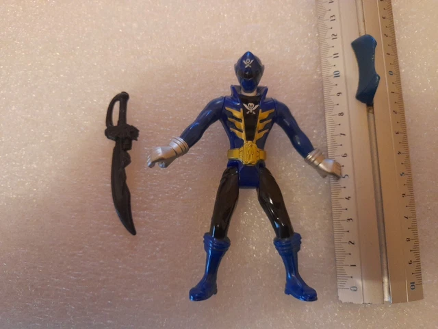 POWER RANGERS SUPER Megaforce Ranger Bleu (Black Sword) Bandai 5" EUR ...