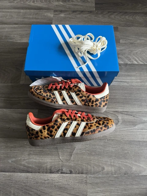 ADIDAS SAMBA OG Preloved Red/Orange Leopard | UK5.5 | JI2734 | Brand ...