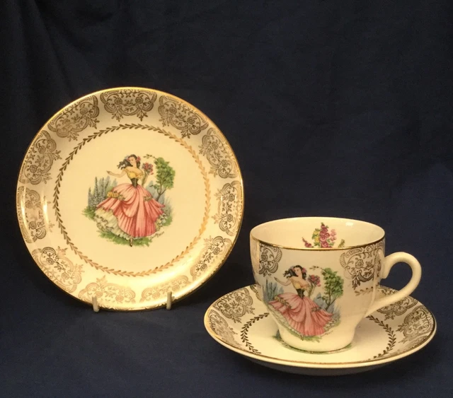 BARRATTS DELPHATIC CHINA-WHITE Earthenware No.8755897 Cup Saucer Side ...