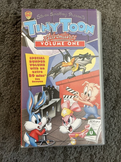 TINY TOONS ADVENTURES Volume 1 VHS Video Warner Brothers Vintage ...