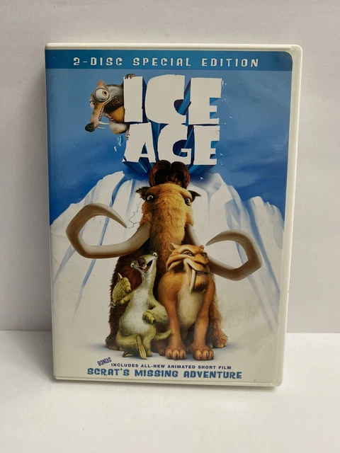 ICE AGE (DVD, 2002, 2-Disc Set, Includes Full Frame and Widescreen ...
