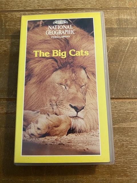 THE BIG CATS VHS Video National Geographic Video Library Fully Tested ...