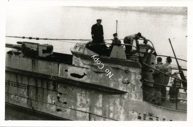 ALTES WK2 FOTO Kriegsmarine U Boot Turm Matrosen S4 EUR 5,00 - PicClick DE