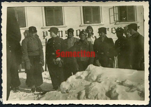 G2/4 WW2 ORIGINAL Photo Of German Wehrmacht Boy Scouts In Ski Suit EUR ...