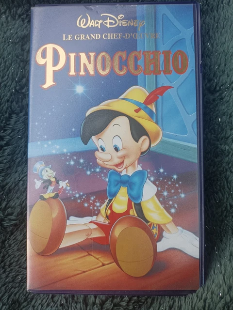 CASSETTE VINTAGE VHS Walt Disney Le Grand Chef-d'oeuvre Pinocchio EUR ...