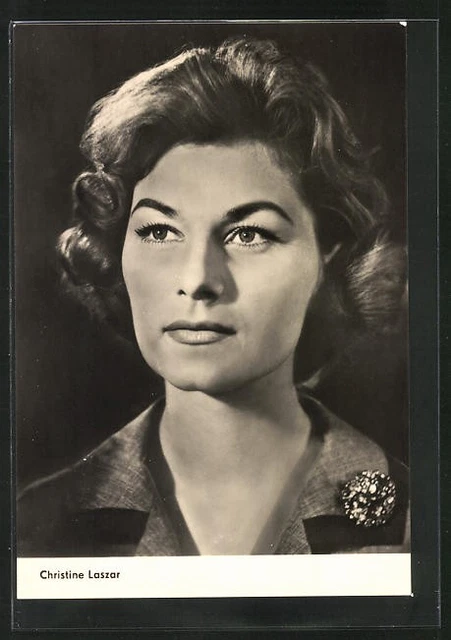 ATTRICE CHRISTINE LASZAR, cartolina EUR 2,00 - PicClick IT