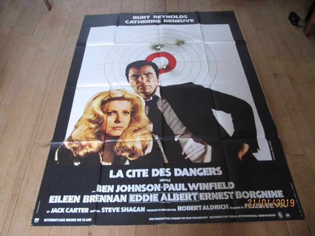 LA CITE DES DANGERS DENEUVE Affiche cinéma originale pliée F:120/160 année1975 EUR 38,00 ...