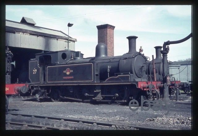 ORIGINAL 35MM SLIDE-ISLE of Wight-ex SR O2 No.27 'Merstone' at Ryde ...