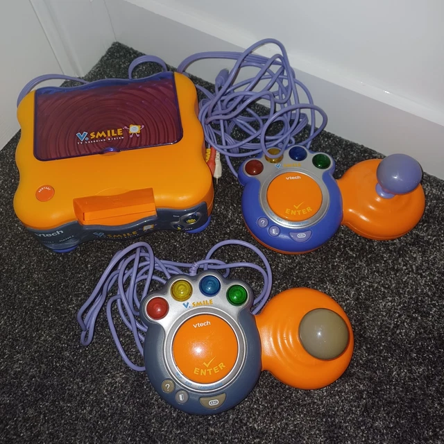 VTECH V SMILE Kids Tv Learning System Console With 2 Joysticks No Games ...