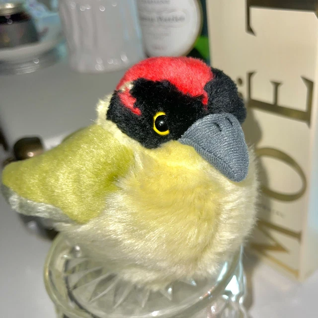 WILD REPUBLIC SINGING Sounds Bird Soft Toy Realistic Woodpecker Stuffed ...