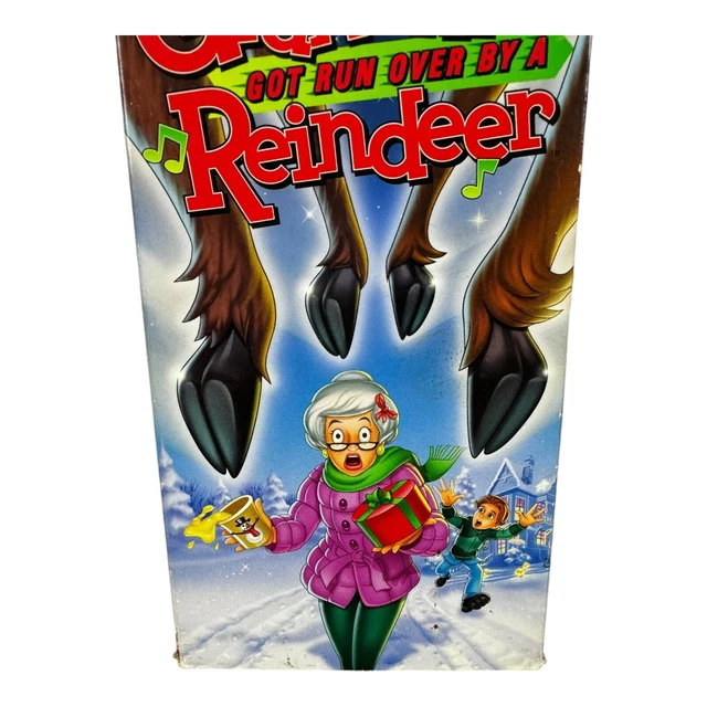 GRANDMA GOT RUN Over By A Reindeer (VHS, 2000, Slipsleeve) Christmas £4 ...
