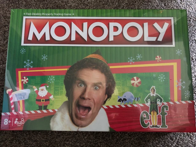 ELF MONOPOLY BOARD Game Based On The Hit Christmas Film £24.99 ...