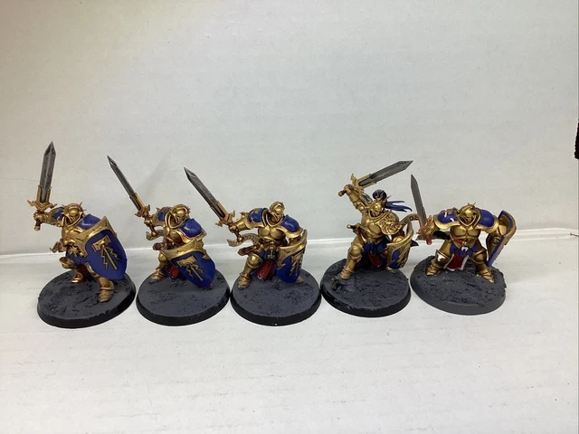 WARHAMMER AOS STORMCAST Eternals Liberators construit et peint 5x EUR ...