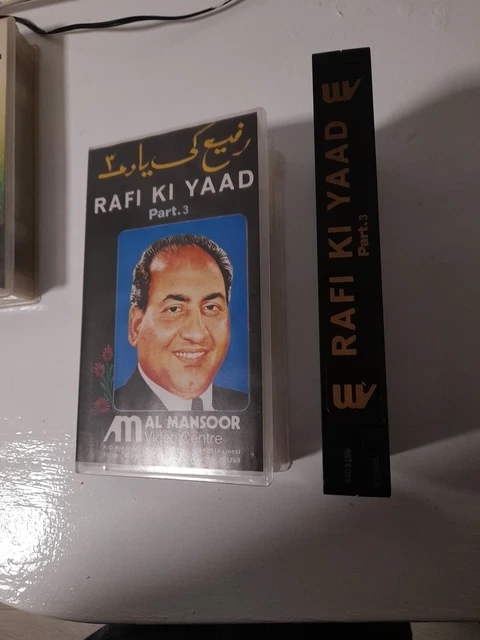 RAFI KI YAAD Part 3. Vintage Video VHS Bollywood Movie Collectible. £70.00 - PicClick UK