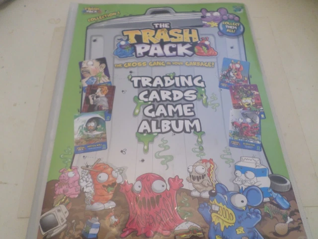 THE TRASH PACK - Trading Cards Bundle - Collection 1- Album and 70 ...