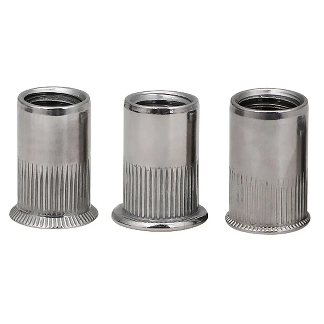 M3 M4 M5 M6 M8 M10 M12 Flange Nutserts Rivet Nut Rivnut Nutsert A2 ...