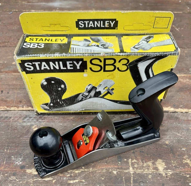 STANLEY SB3 PLANE Wood Work Smoothing Jack Carpenters Joiners £24.95 ...