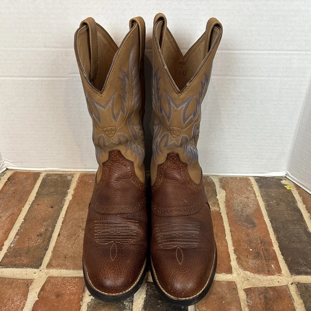 ARIAT HERITAGE STOCKMAN Western Work Boots Size 10EE Style # 10002252 ...
