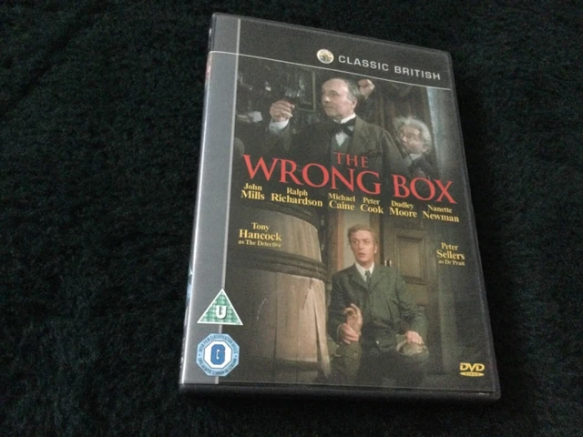 THE WRONG BOX Dvd MICHAEL CAINE John Mills DUDLEY MOORE Peter Cook PETER SELLERS £9.99 - PicClick UK