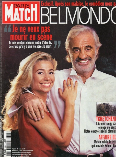 PARIS MATCH N°2640 du 30 décembre 1999 - Jean-Paul Belmondo & Natty E91 ...