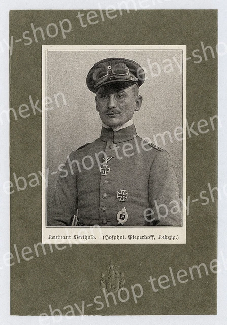 FLIEGERTRUPPE PILOT LT. Rudolf Berthold Uniform Orden Luftwaffe ...