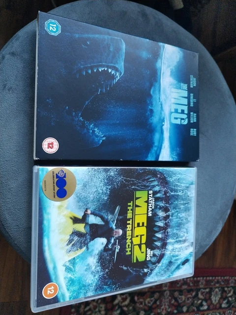 THE MEG & Meg2 The Trench... On DVD... Region 2... Watched Once... £16. ...