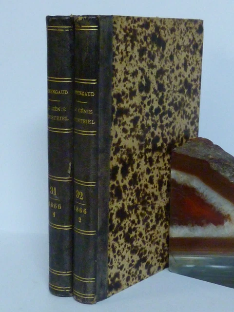 1866 LE GÉNIE Industriel Revue Des Inventions Françaises & Étrangères ...