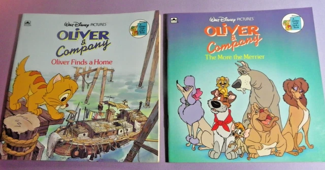 WALT DISNEY BOOKS Oliver & Company Oliver Finds a Home & The More the ...