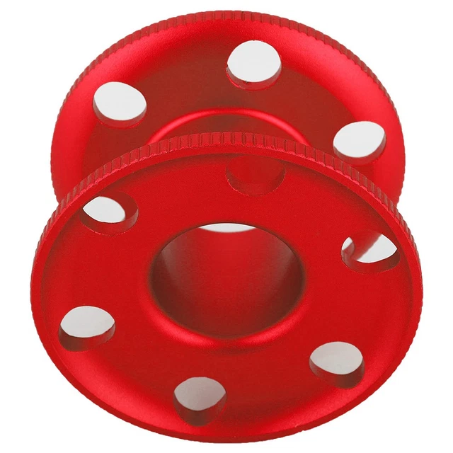 (RED)ALUMINUM ALLOY SCUBA Diving Fingerool Reel Diver Underwater ...