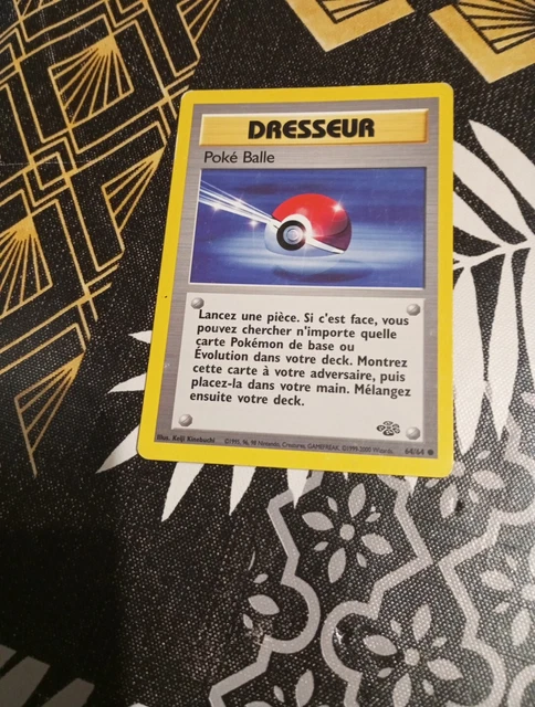 CARTE POKEMON POKE BALLE 64/64 Commune Jungle Wizard EDITION 1 FR EUR 2 ...