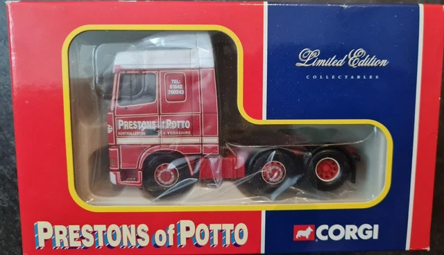 CORGI CC13208 DAF XF Space Cab Tractor Unit PRESTONS OF POTTO Ltd ...