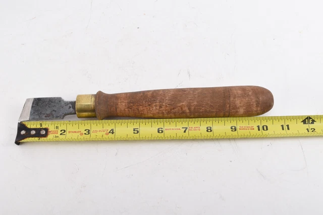 ANTIQUE BUCKS BROTHERS 1'' Chisel Gouge Cast Steel Wood Working Tool ...