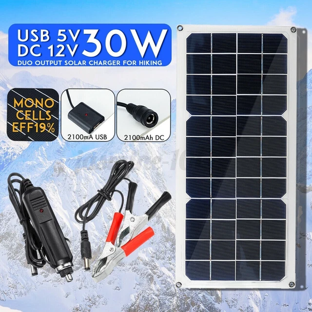 30W SOLAR PANEL solar module solar cell 12V solar monocrystalline ...