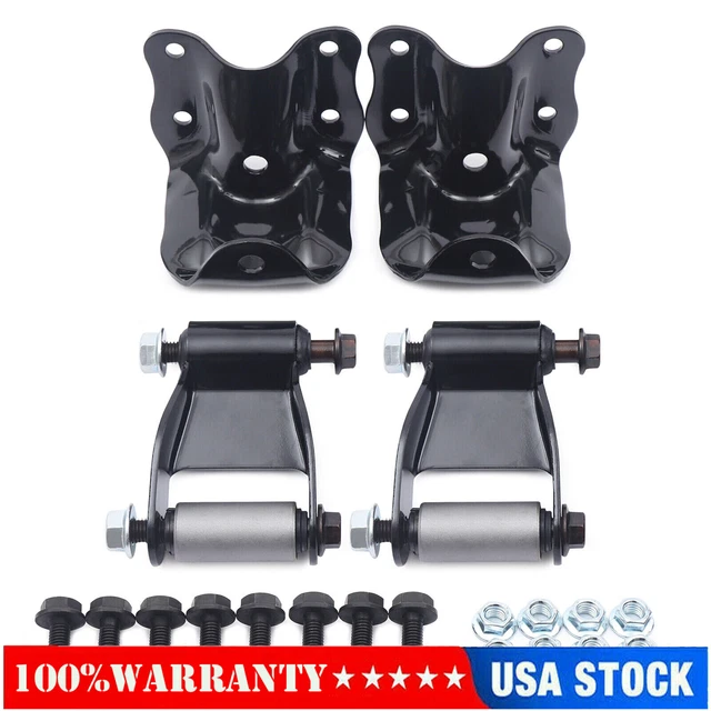 FOR FORD REAR Leaf Spring Hanger Shackle Bracket Truck Repair Kit ...