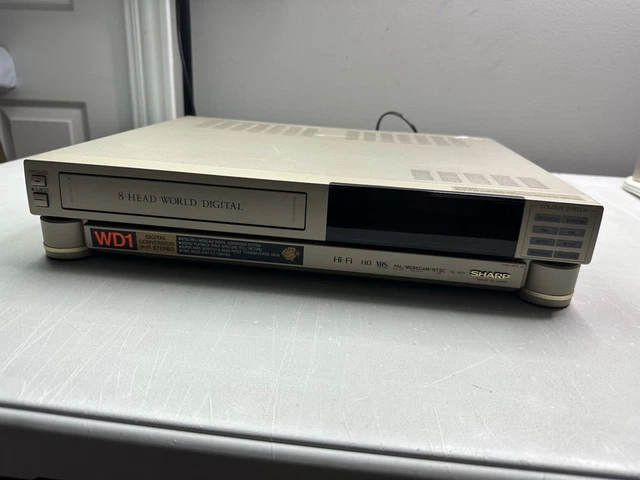 RARE! SHARP VC-WD1 universal vhs Recorder Player Hi-Fi Setereo Japan ...