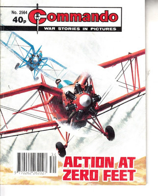 COMMANDO COMIC ACTION AT ZERO-FEET Issue No 2564 EUR 7,11 - PicClick IT