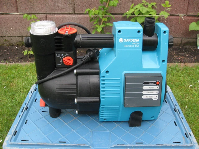 GARDENA HAUSWASSERWERK GARTENPUMPE Wasserpumpe 4000/4I EUR 129,00 - PicClick FR