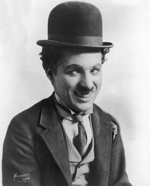 BRITISH COMIC ACTOR and film director Charles Chaplin in charac- 1925 ...
