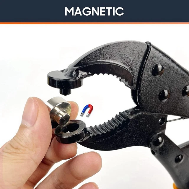 SNAP FASTENER TOOL Pliers with Three Dies for Leather Snap and Sewing ...