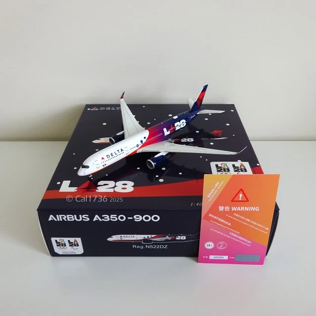 NG MODELS 1:400 Delta Air Lines Airbus A350-900 N522DZ 'LA28' NG39070 £ ...