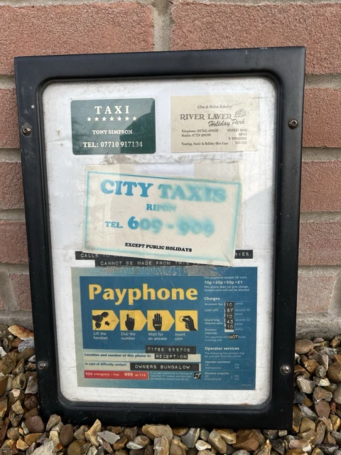 KX 100 TELEPHONE Box Notice Board/sign £21.50 - PicClick UK