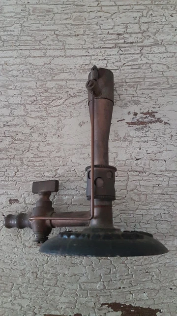 ANCIEN BEC BUNZEN G. Meker Courbevoie Fer Et Socle Fonte EUR 10,00 ...