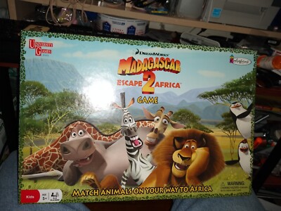 UNIVERSITY GAMES DREAMWORKS Madagascar Escape 2 Africa Game - Complete ...