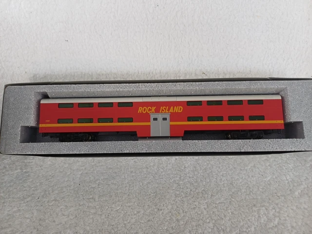 KATO HO GAUGE 35-6034 Four Window Bi Level Passenger Coach Rock Island ...