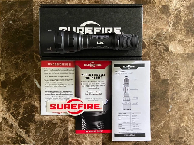 SUREFIRE UM2 SORTIE Ultra Variable 6 Réglages de Sortie (5 à 600 Lumens ...