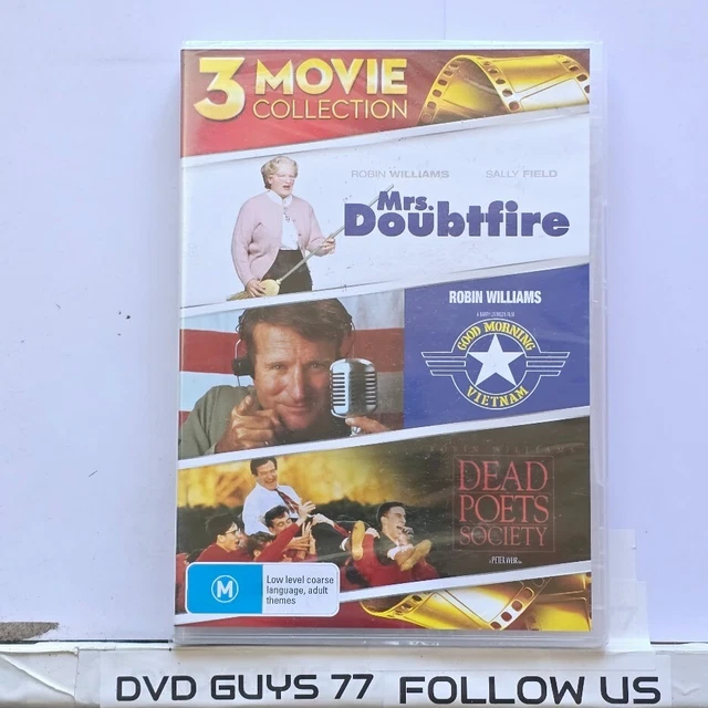 DEAD POETS SOCIETY / Good Morning / Mrs Doubtfire - DVD- Region 4 (NEW ...