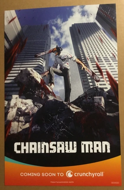 CHAINSAW MAN CRUCHYROLL NYCC Comic Con 2022 EXCLUSIVE PROMO POSTER ...