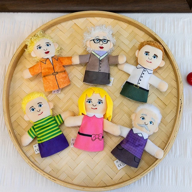 FAIRY TALE STORY Finger Puppets Plush Toys Set For Children Gift With ...