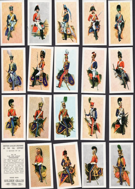 GOLDEN GRAIN TEA - British Cavalry Uniforms of the 19th Century ...