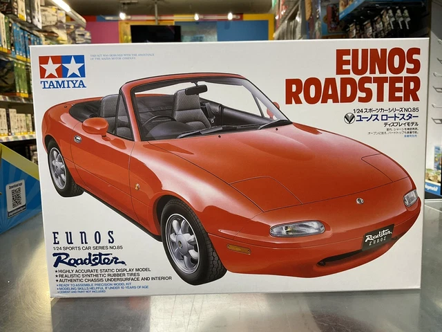 1:24 SCALE TAMIYA Mazda MX5 Eunos Roadster Mk1 Model Kit * JDM * IN ...